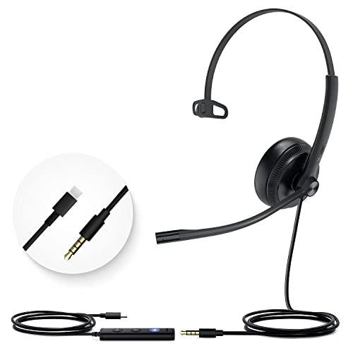 Yealink UH37 Mono Wired USB UC Headset | NetXL